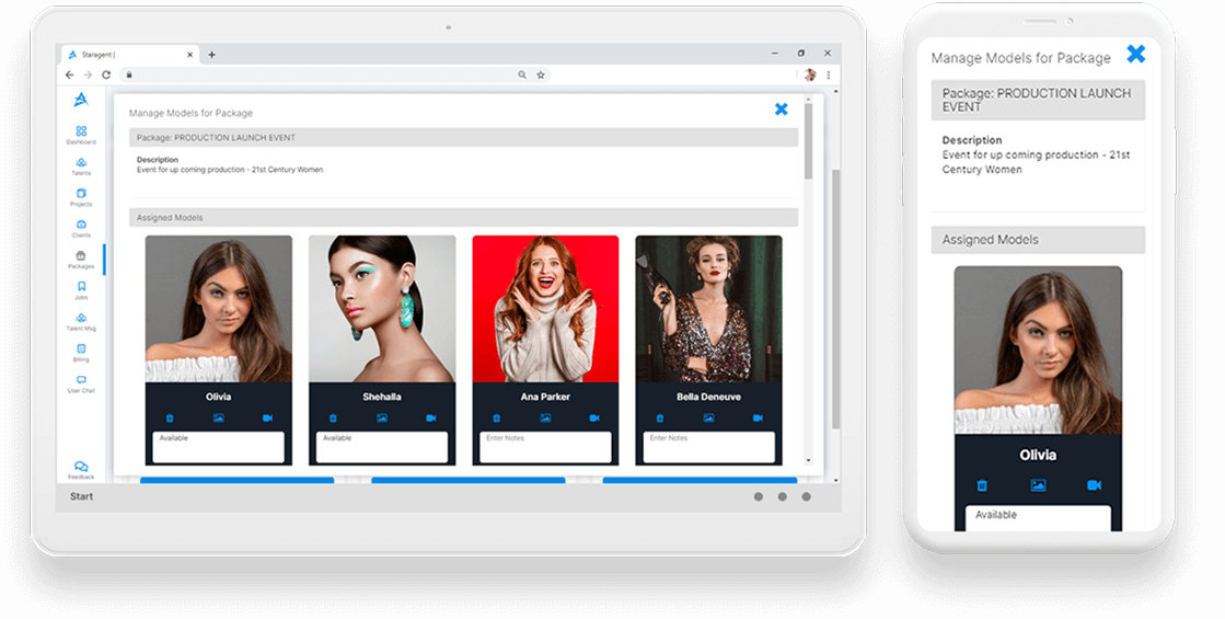 Cloud Based Model Agency Management Software | Cloud based Talent ...